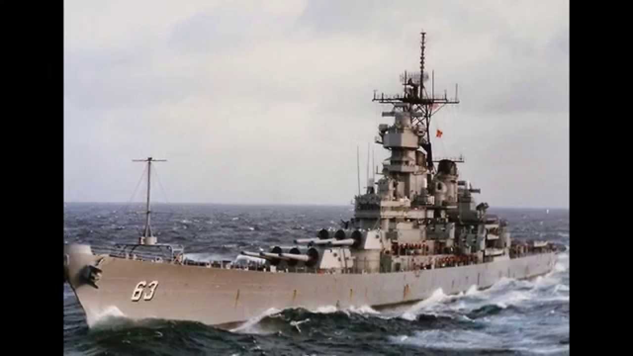 Barco USS Missouri (BB-63) Imagenes Color - WW2 Stock Warship - YouTube