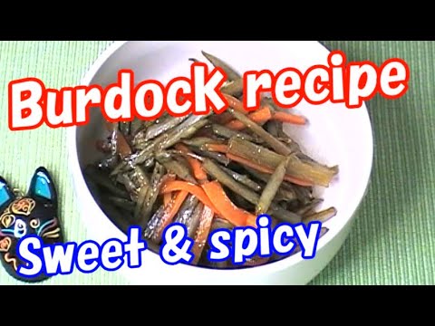 How to Make Sweet and Spicy Burdock [Japanese Home Cooking] - YouTube