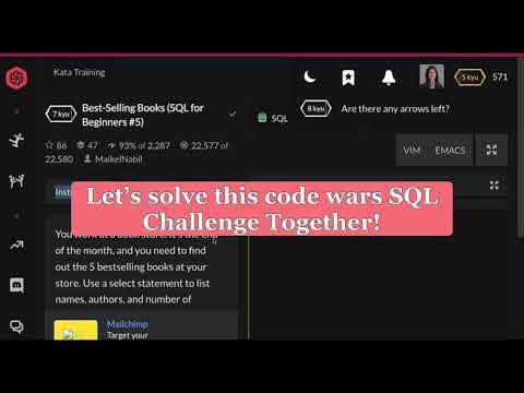 How to solve a SQL Coding Interview Codewars Question with solutions - YouTube