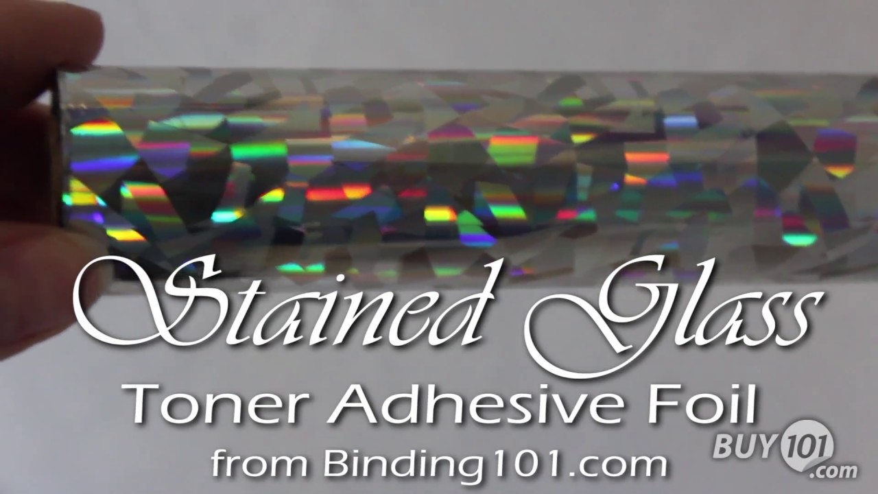 Stained Glass Toner Foil for Foil Fusing - YouTube