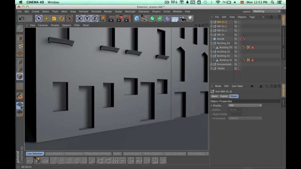 Tutorial: Environment Creation in Cinema 4D: Part 2-1 - YouTube