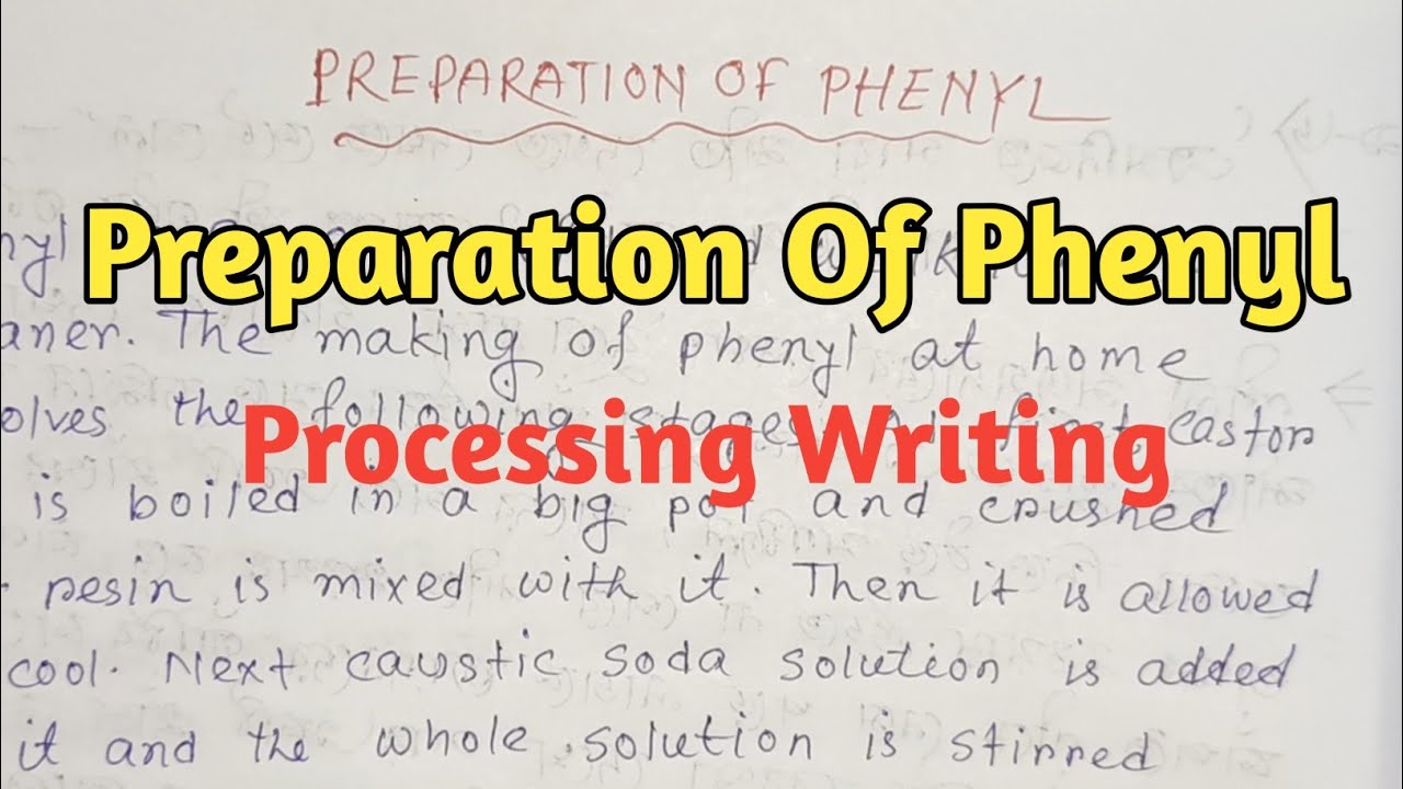 Processing Of Phenyl//Making Of Phenyl//English Processing//How To Make ...