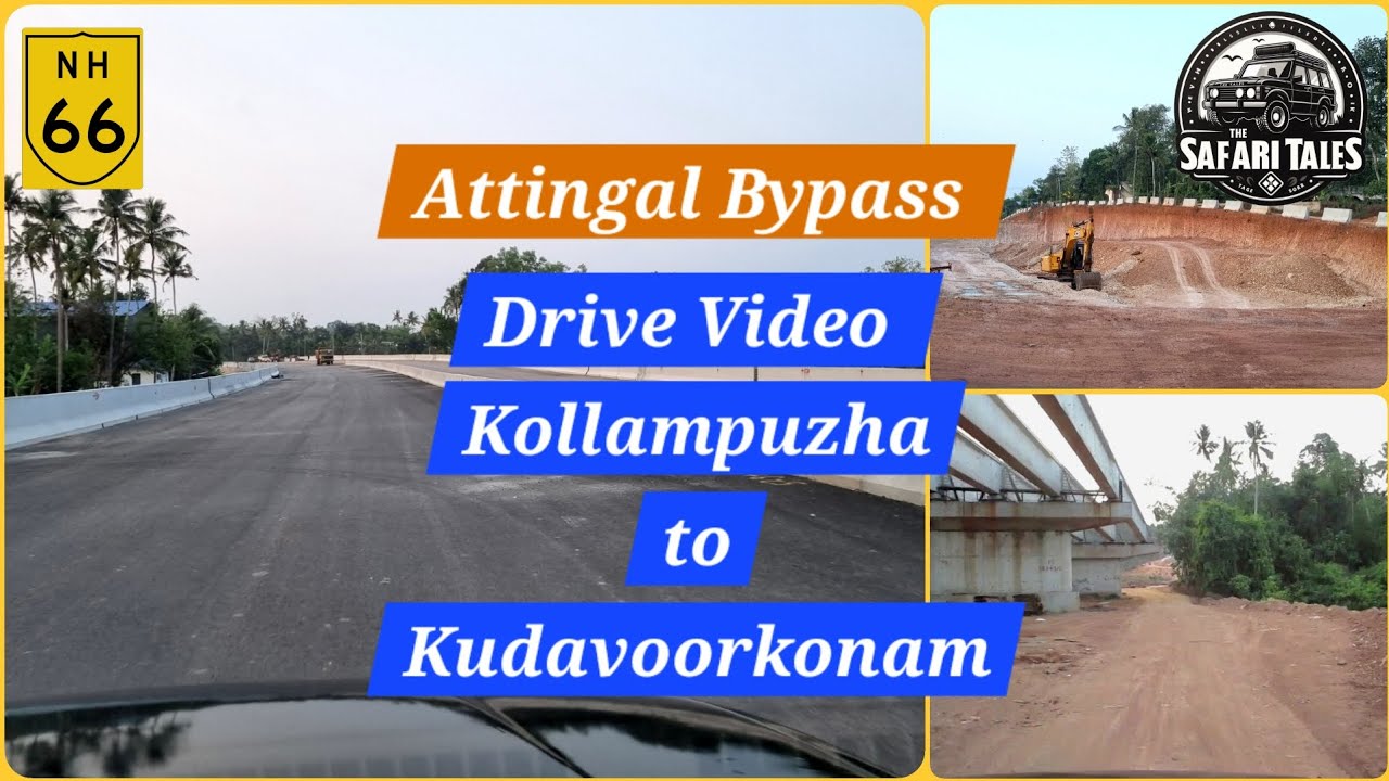 Drive video: Kollampuzha to Kudavoorkonam in Attingal Bypass - YouTube