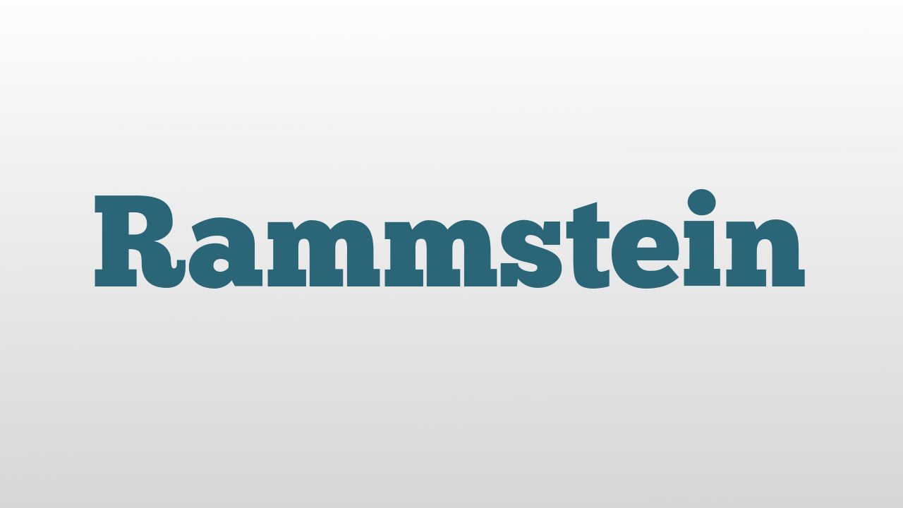 Rammstein meaning and pronunciation - YouTube