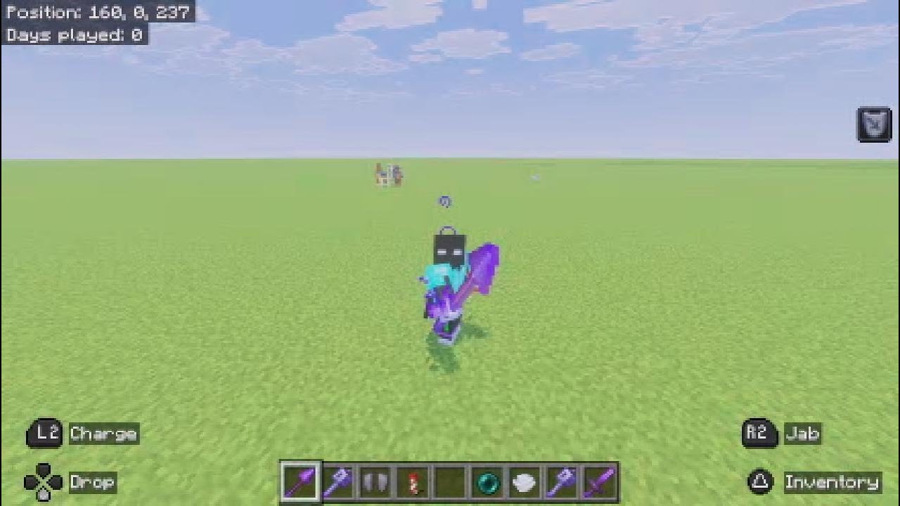 Spear Tutorial + attribute swap in bedrock! - YouTube