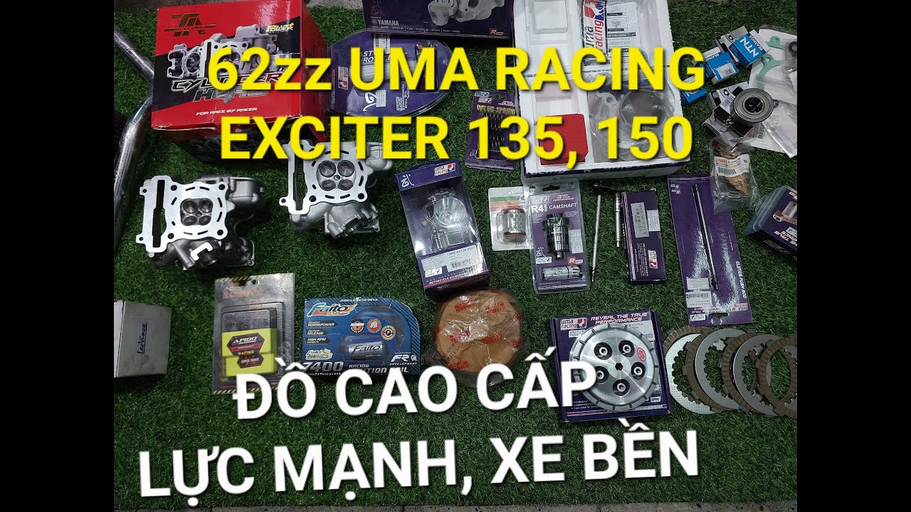 62zz UMA RACING cho Exciter 135, 150 nhanh mạnh bền, đồ uma cao cấp # ...