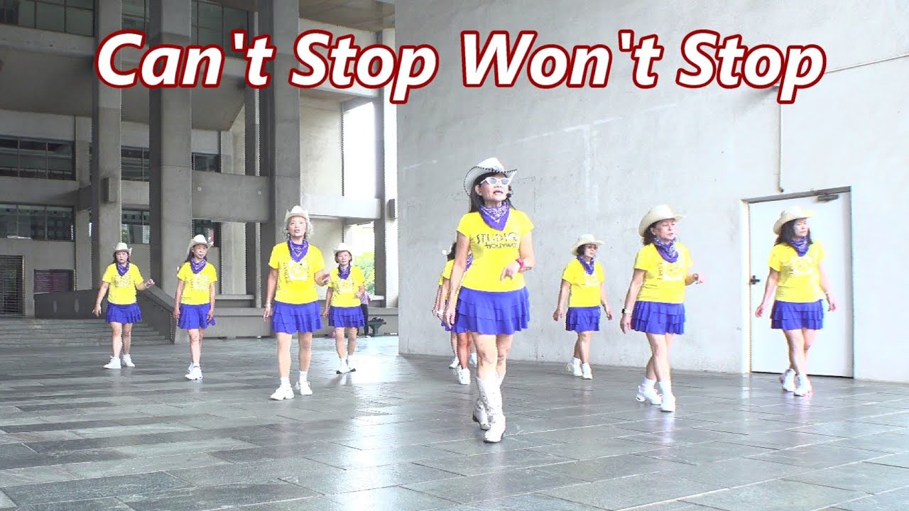 Can't Stop Won't Stop│Line Dance by Mark Paulino & Rob Fowler│Demo ...