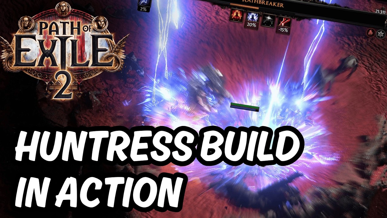 PoE2 | Huntress Amazon Build Gameplay Showcase vs Rathbreaker Boss ...