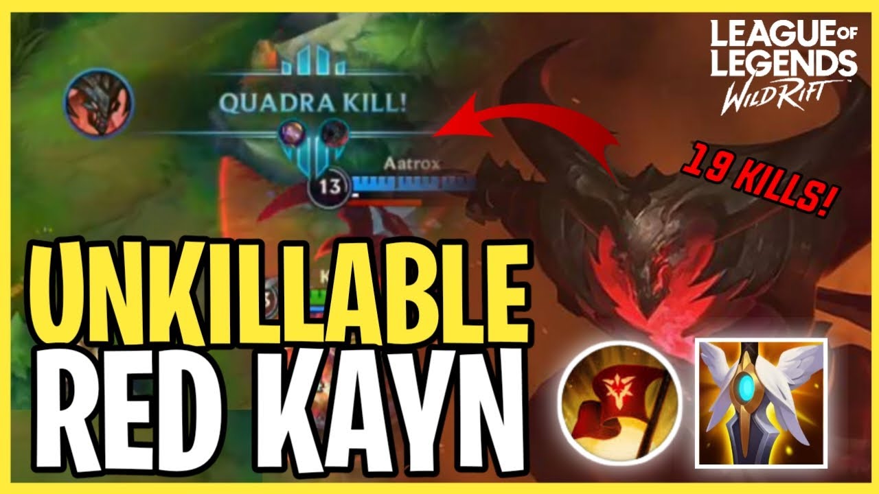 WILD RIFT KAYN - THIS RED KAYN BUILD MAKES YOU UNKILLABLE!! (EPIC ...