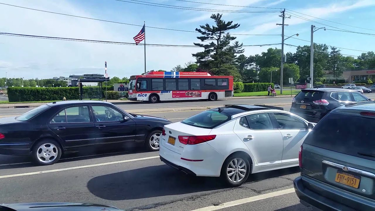 NICE Bus n22 next jenny action in Garden City - YouTube