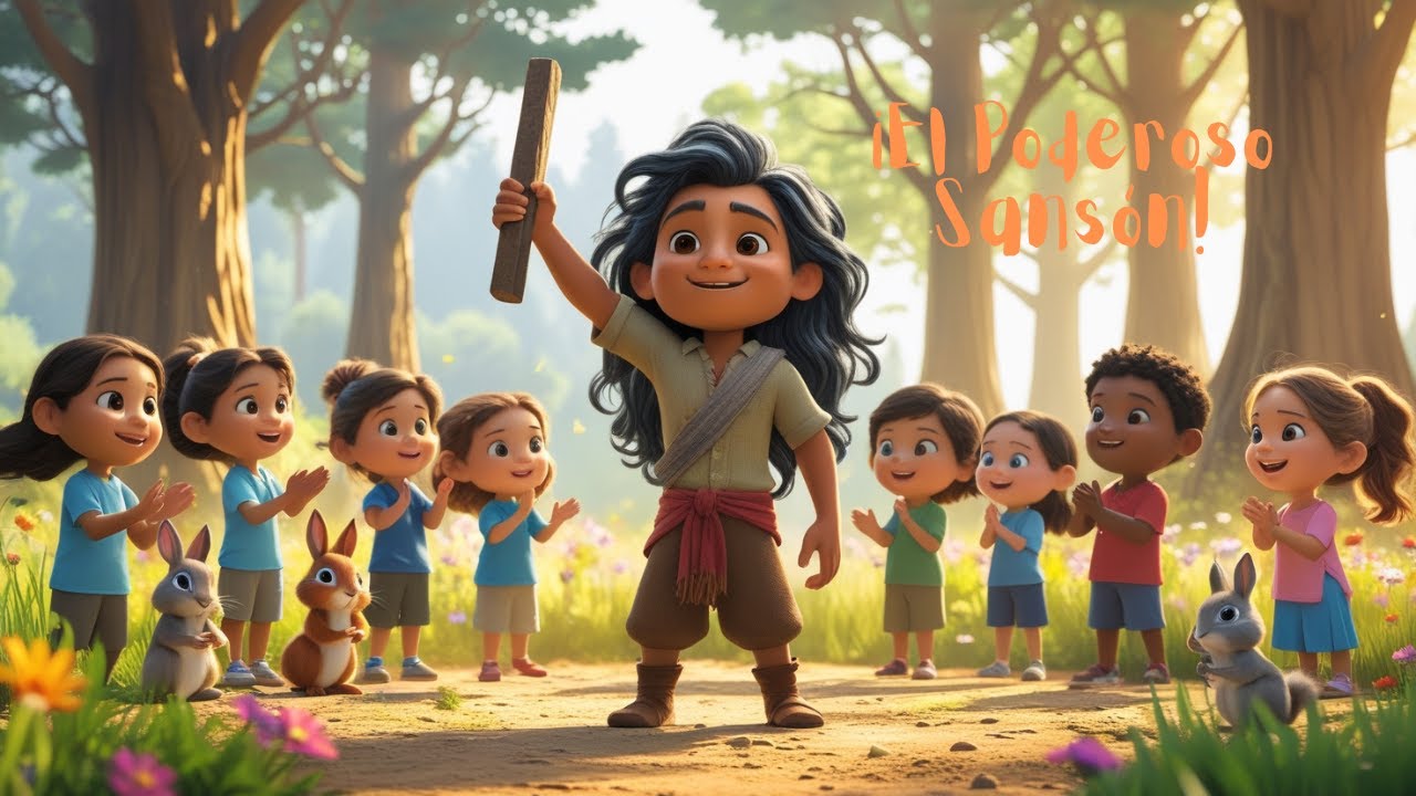 ¡El Poderoso Sansón! | Canción Cristiana Infantil 🎶 | Música Bíblica ...
