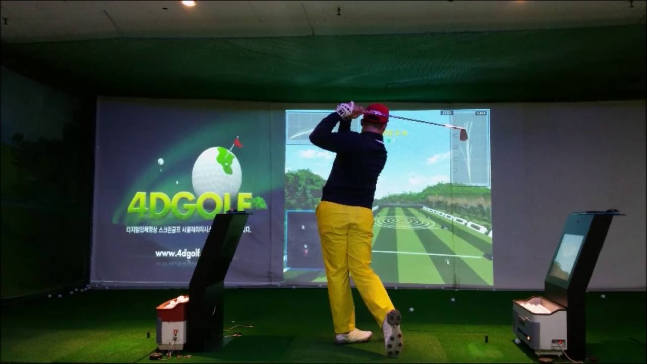 타석스크린골프 4d골프 아이언페이드샷 구질 97정확도 페이드샷 홍대양프로kpga 양승진프로 최첨단 분석장비 Screen