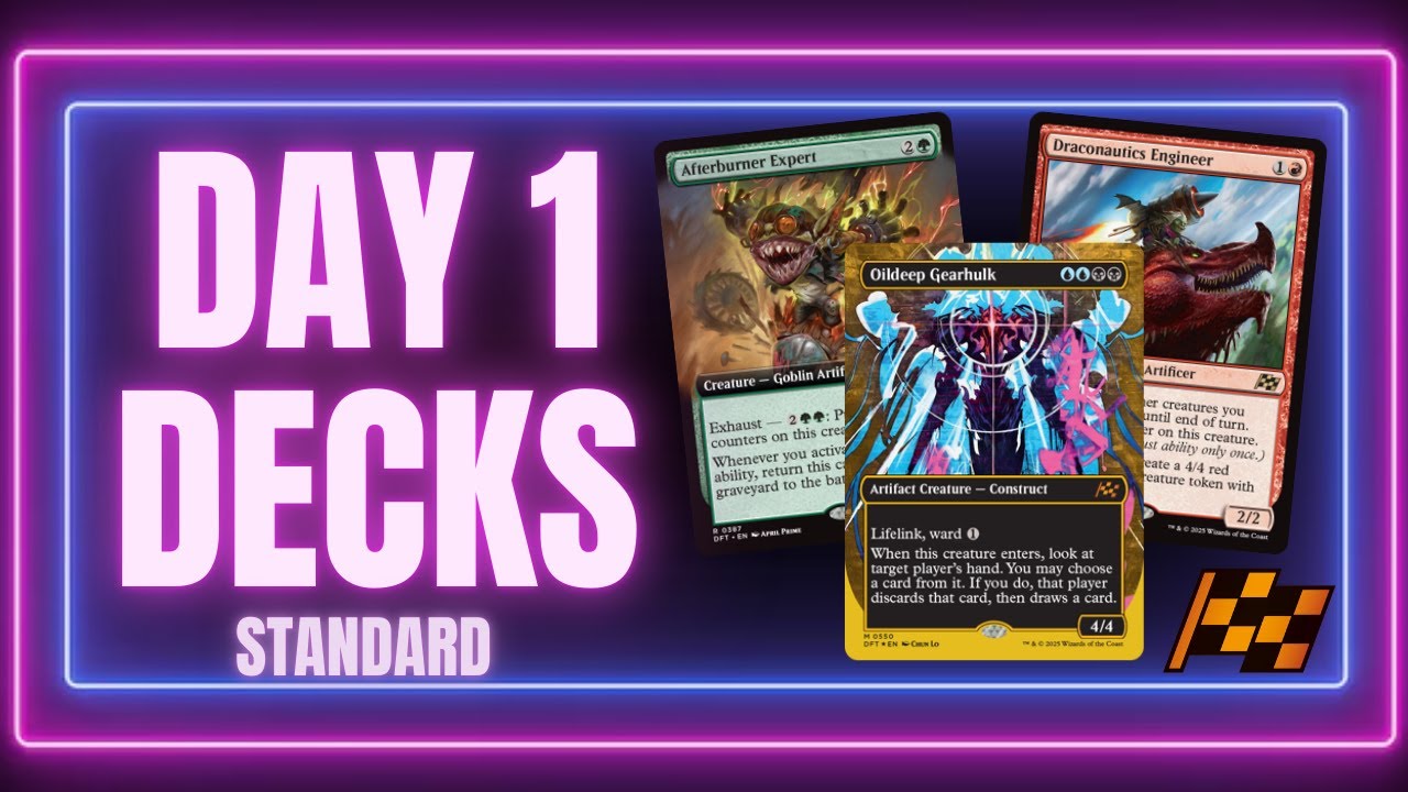 Breaking Down The Best Day 1 Aetherdrift Standard Decks! - YouTube