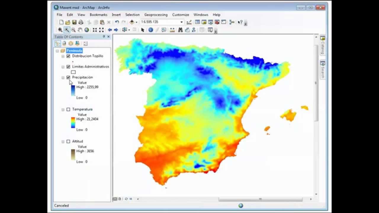 GEOFASCÍCULO 14 - Modelos predictivos con ArcGIS y MaxENT - YouTube