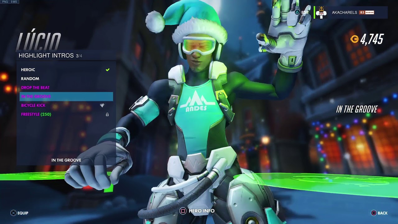 Overwatch: Lucio Andes Skin All Emotes, Poses, Intros & Weapons(Golden ...