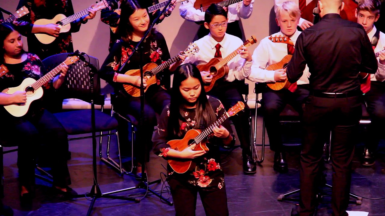 Langley Ukulele Ensemble - 'Go Tell It on the Mountain' #langleyukes # ...