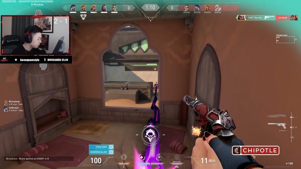 100T DERREK REYNA VALORANT RANKED GAMEPLAY [Full Match VOD] - YouTube