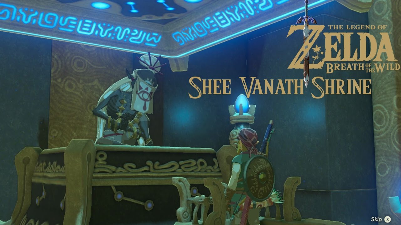 Zelda BoTW Shee Vanath Shrine - YouTube