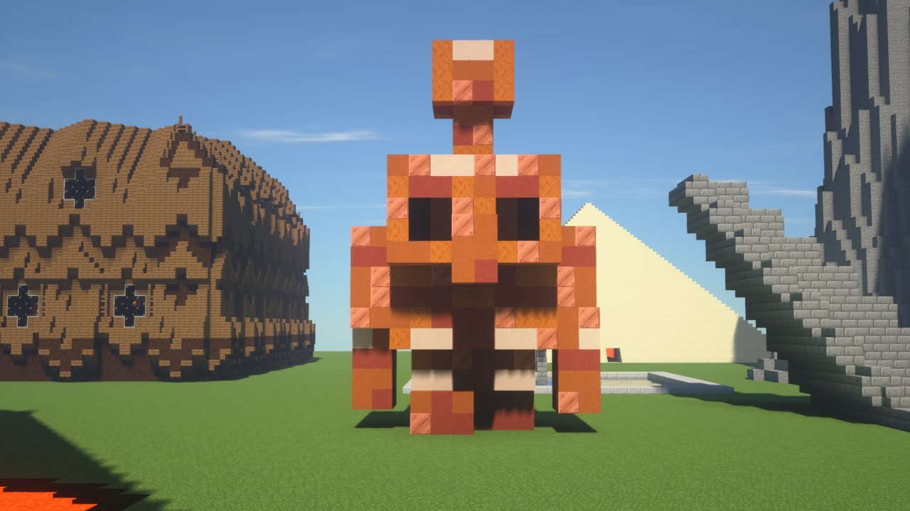 Minecraft Copper Golem Timelapse EASY BUILD YouTube minecraft-copper-golem-timelapse-easy-build-youtube