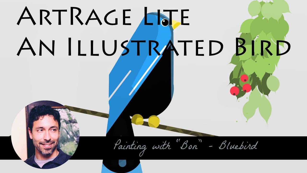 How to Create a Minimalist Bird in Artrage Lite! - YouTube
