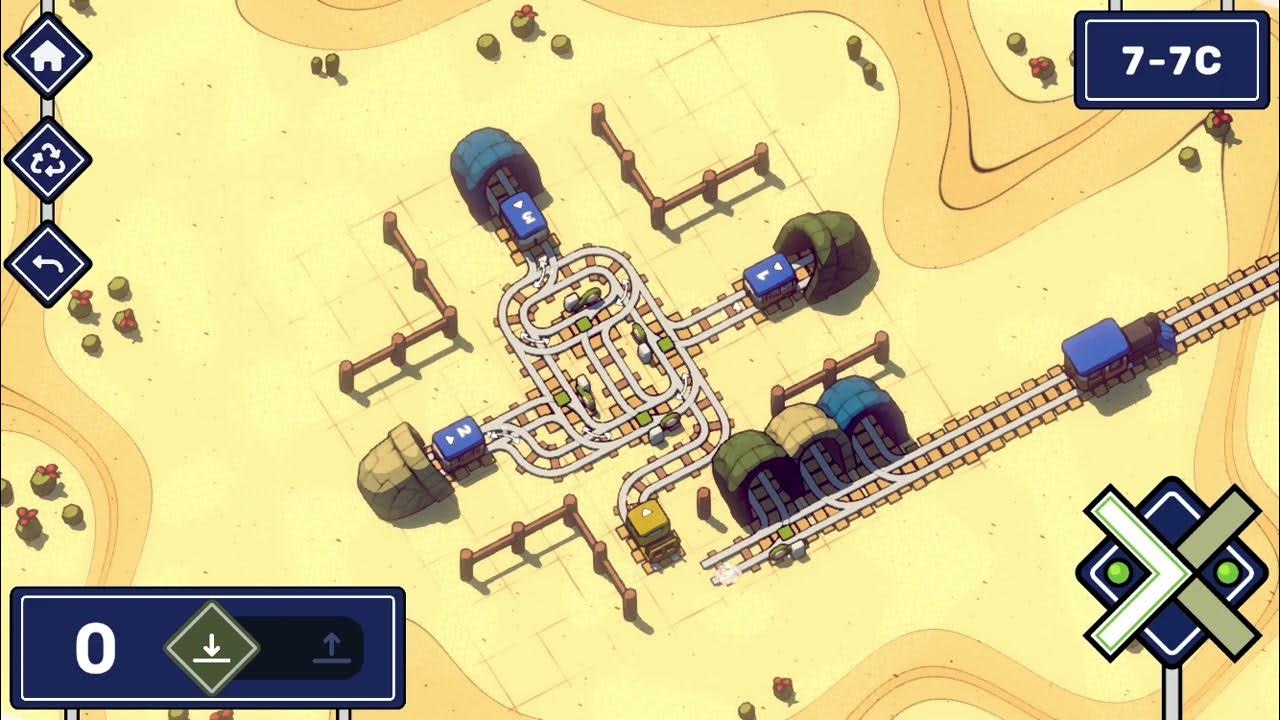 Railbound Level 7-7C Walkthrough - YouTube