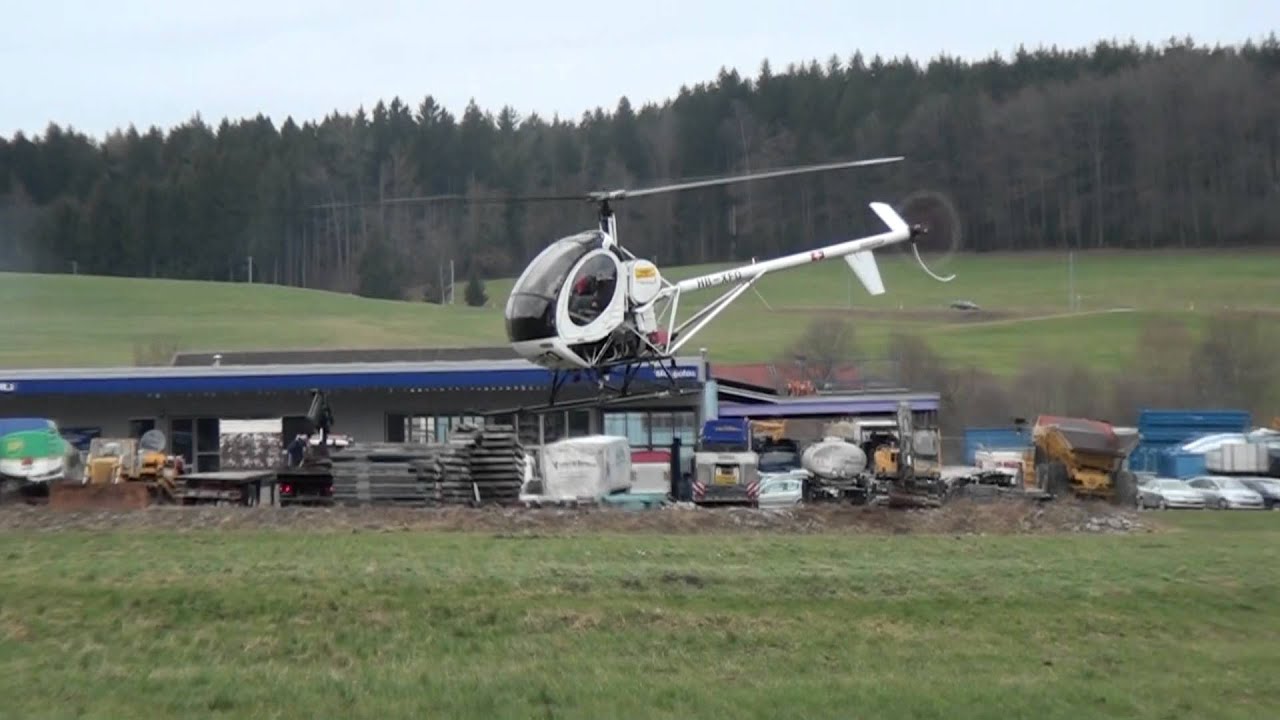 First helicopter flight in hughes 300C - YouTube