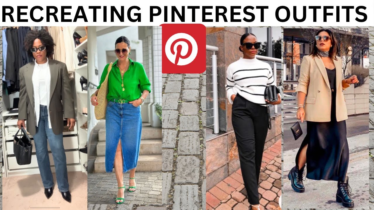 RECREATING PINTEREST SUMMER TO FALL TRANSITION OUTFITS - YouTube