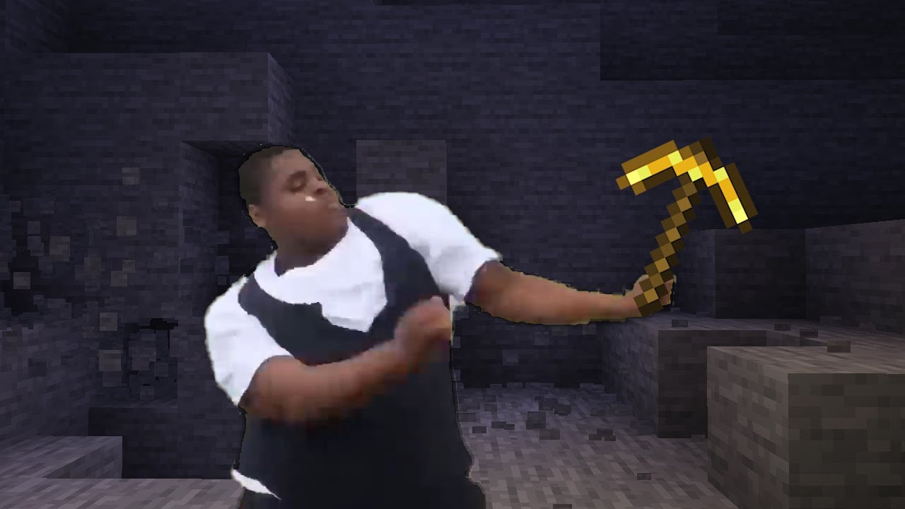 Fat Black guy dancing In MINECRAFT meme - YouTube