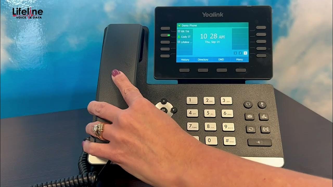 Yealink T54W Phone TUTORIAL-BHR - YouTube