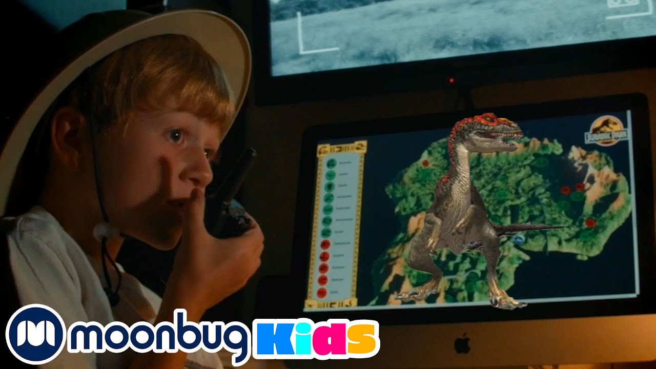 T-Rex Enorme y Dinosaurios con Ranger Aaron en Video de Juguetes ...
