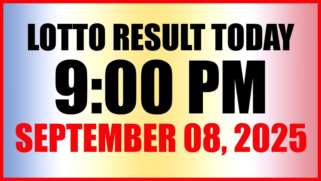 Lotto Result Today 9PM Draw September 8, 2025 Swertres Ez2 PCSO - YouTube