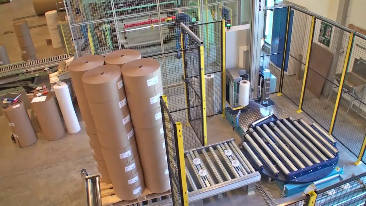 Stretch wrapper GL 1000 by Cyklop Teknik at Kinnareds Well, Sweden ...