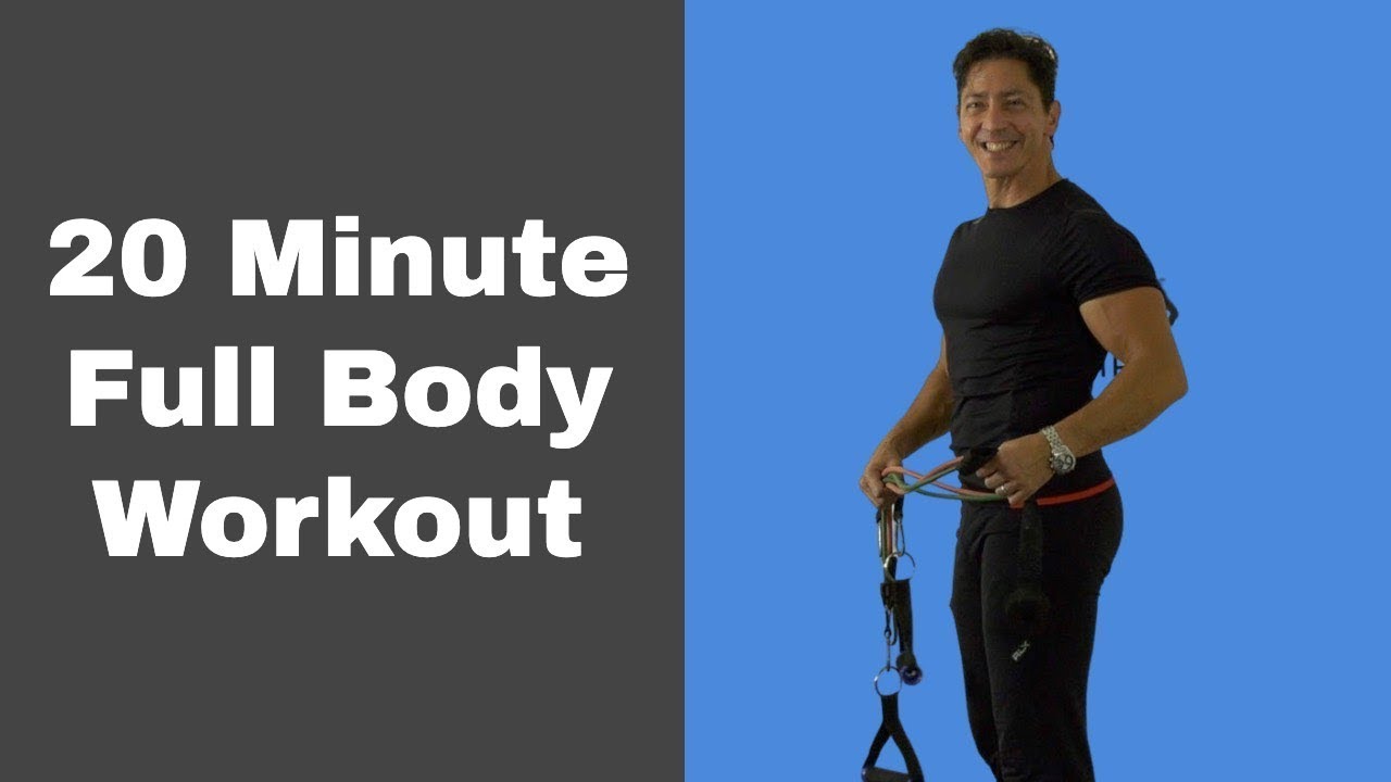 Full Body 20 Minute Workout (resistance bands and body weight) - YouTube