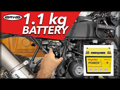 NEW LITHIUM ION (IMPULSE POWER) BATTERY FOR HIMALAYAN 411/450 - YouTube