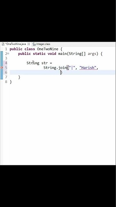 Joining multiple strings using a symbol - Java Program : join ( ) Method. - YouTube
