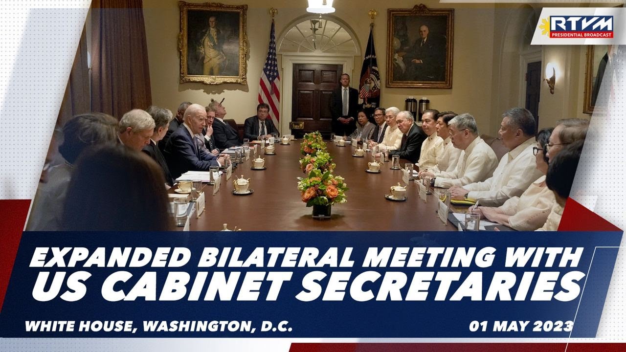Expanded Bilateral Meeting with US Cabinet Secretaries 5/1/2023 - YouTube