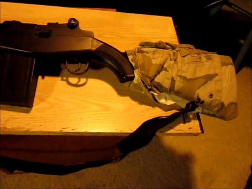 Airsoft M14 Rifle Cheek Rest and Pocket Covers - YouTube
