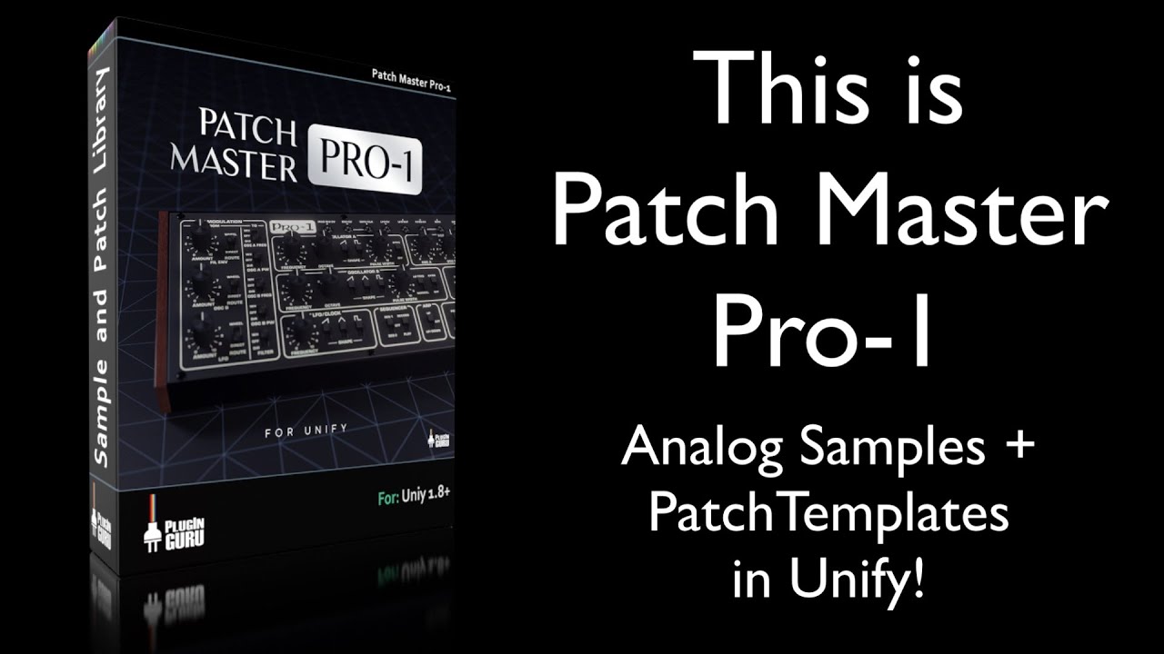 NEW 3GB Analog Synth 4x Round Robin Sample Library for Unify! - YouTube