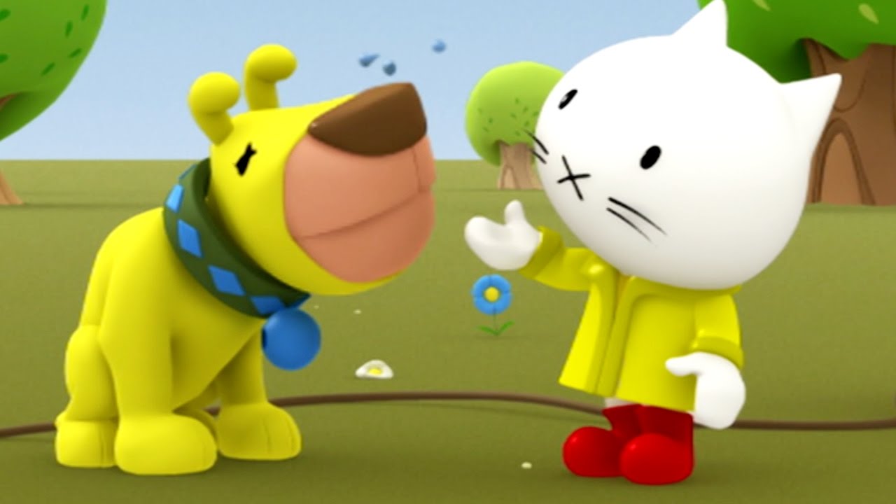 Cartoon | Musti English | Musti Loves The Rain | Cartoon for Kids - YouTube