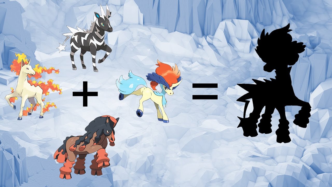 Pokemon Fusion Requests #96: Zebstrika + Rapidash + Mudsdale + Keldeo ...