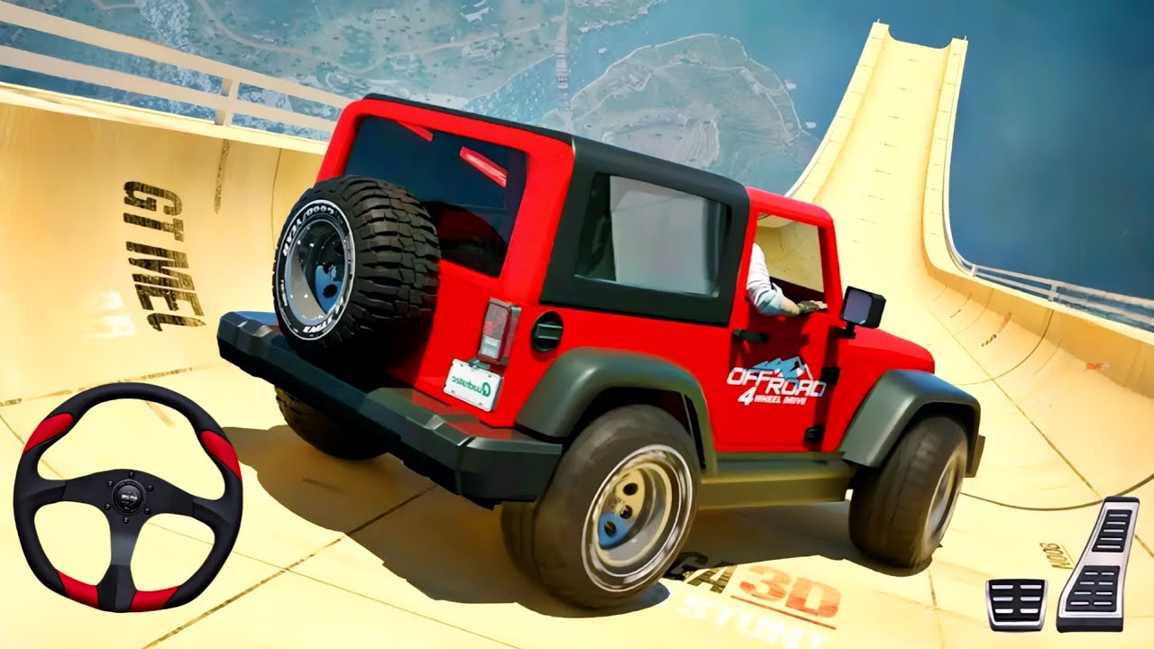 GT Car Stunt Game - crazy car game - Android GamePlay - YouTube