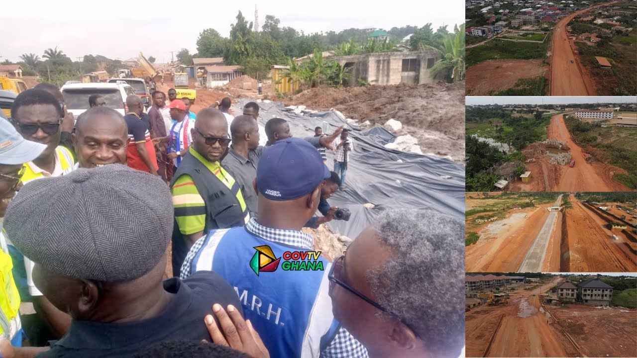 Ejisu Onwe Road Gets A Makeover With Exciting Construction Project ...