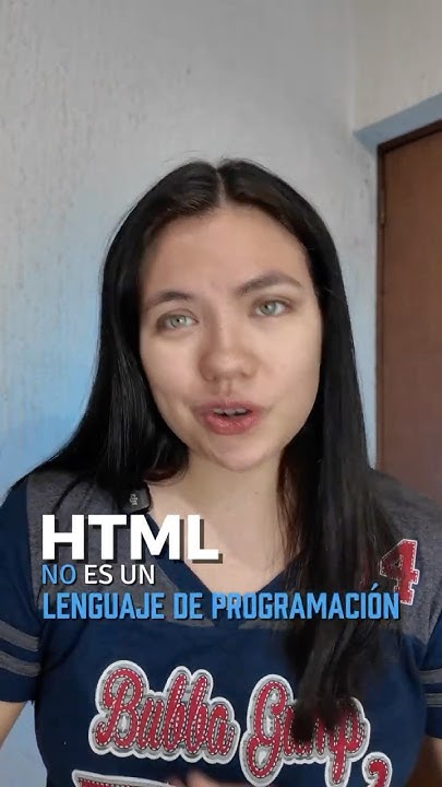 HTML NO ES UN LENGUAJE DE PROGRAMACIÓN - YouTube
