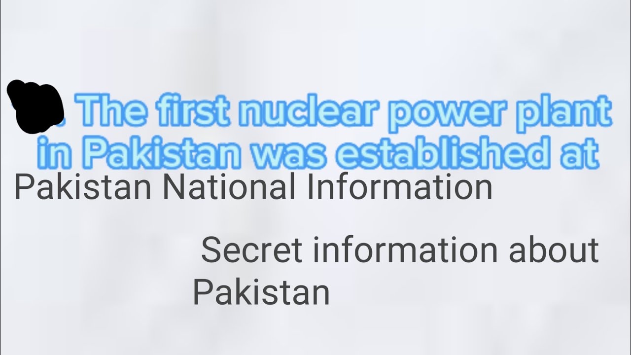 Basic Information about Pakistan everyone has to know # Pakistan # ...