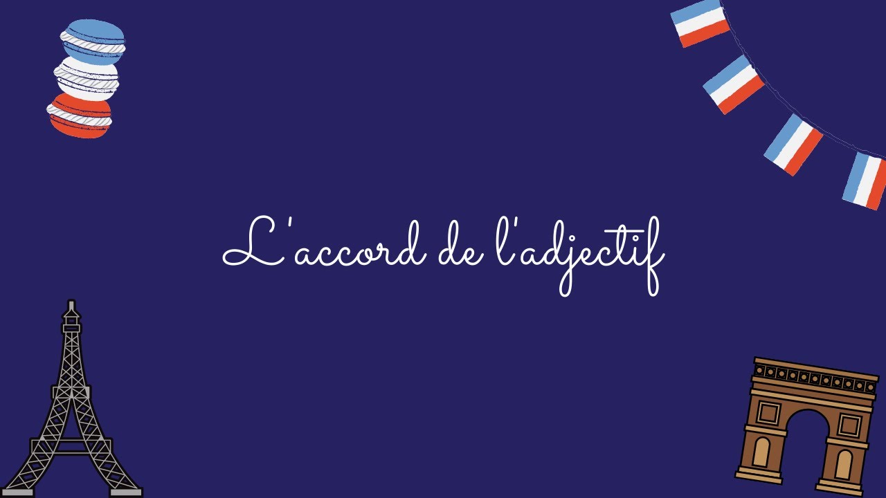 2ème année collège-L'accord de l'adjectif - YouTube