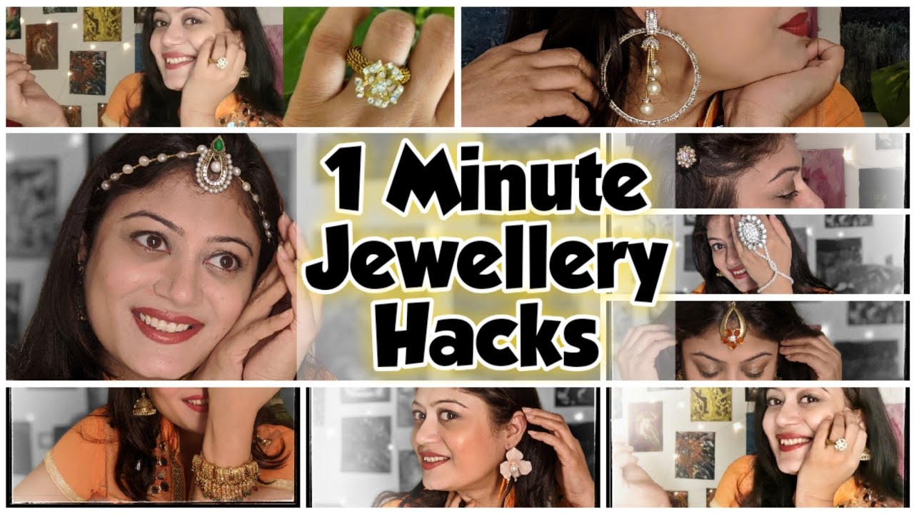 BEST JEWELLERY HACKS || पुरानी टूटी चीजों से बनायें बेहतरीन Party ...