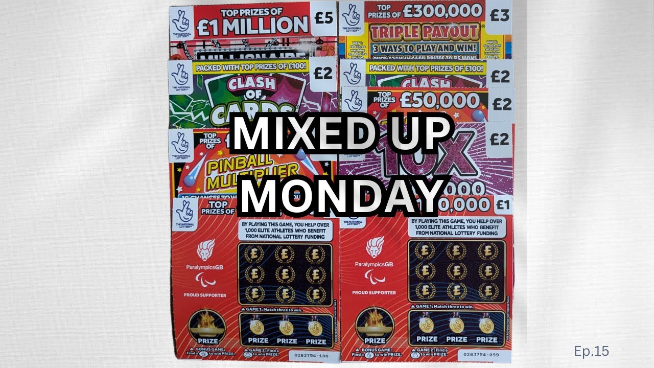 Mixed Up Monday! Scratch Cards UK Lottery (Ep.15) - YouTube