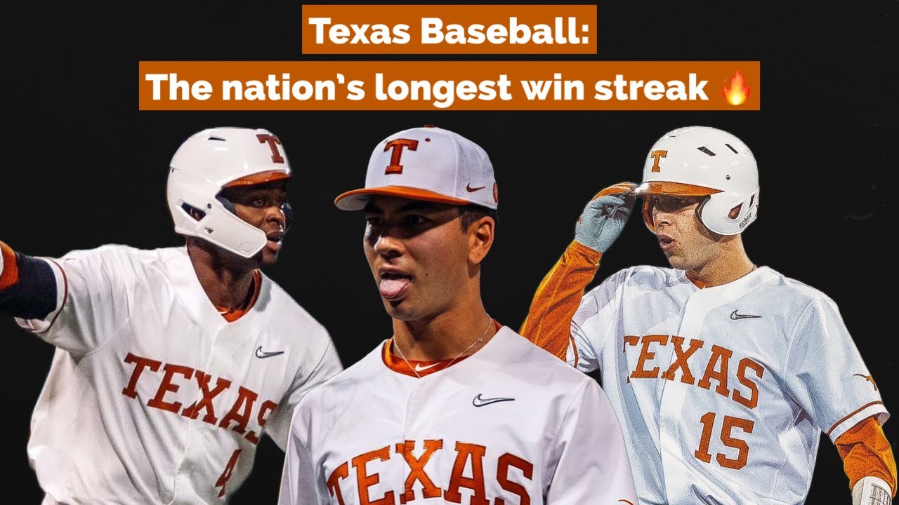 Assessing Texas baseball's 16-game WINNING STREAK | Top performers ...