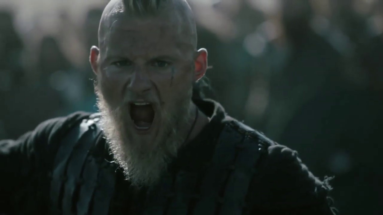 Vikings S05 E08 Bjorn, Lagertha and Torvi are fierce on the battlefield ...