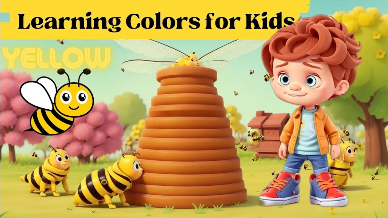 🌟 Embracing Yellow A Magical Colors Adventure for Kids 🌼🐝 - YouTube